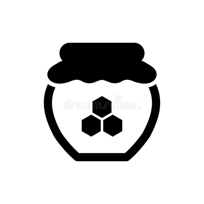 Honey Icon Flat Vector Template Design Trendy Stock Vector ...