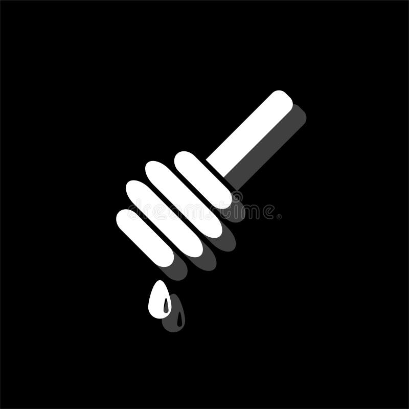 Honey icon flat stock illustration. Illustration of beeswax - 138154287