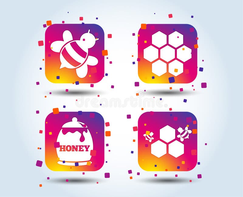 Honey Bees Cells Stock Illustrations – 2,199 Honey Bees Cells Stock ...
