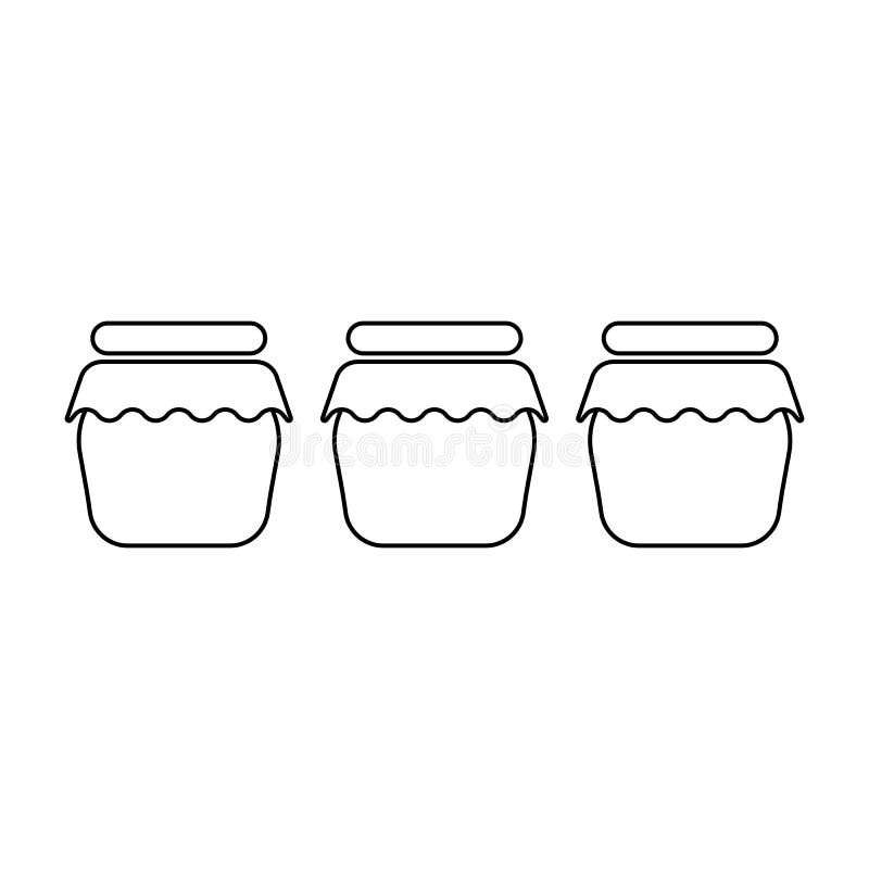 Honey Icon. Simple Vector Icon on White Background Stock Illustration ...