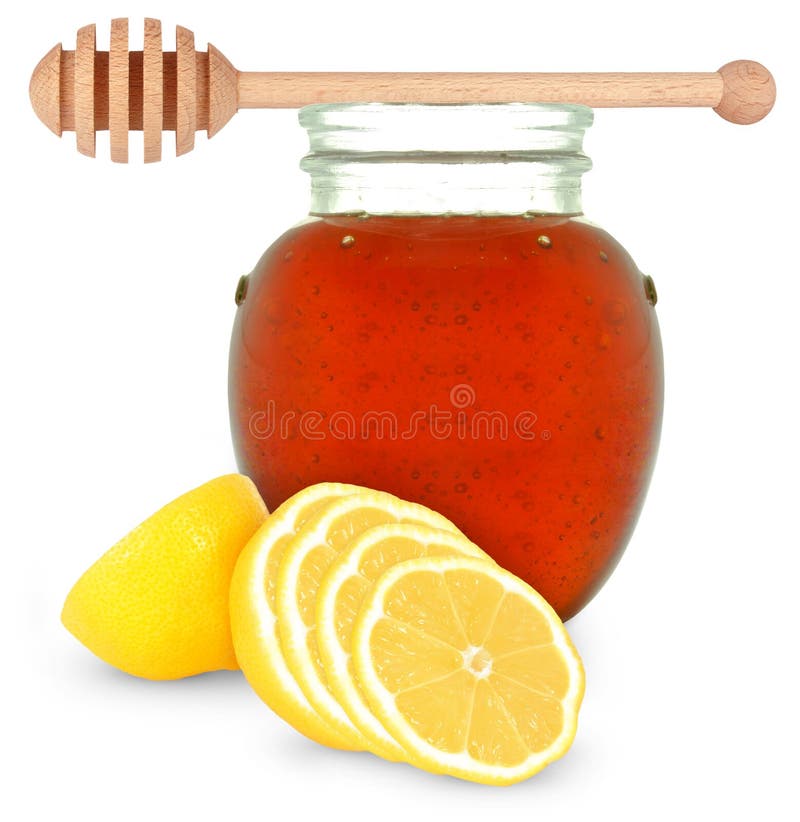 Honey and lemon stock image. Image of healthy, isolated - 46207441