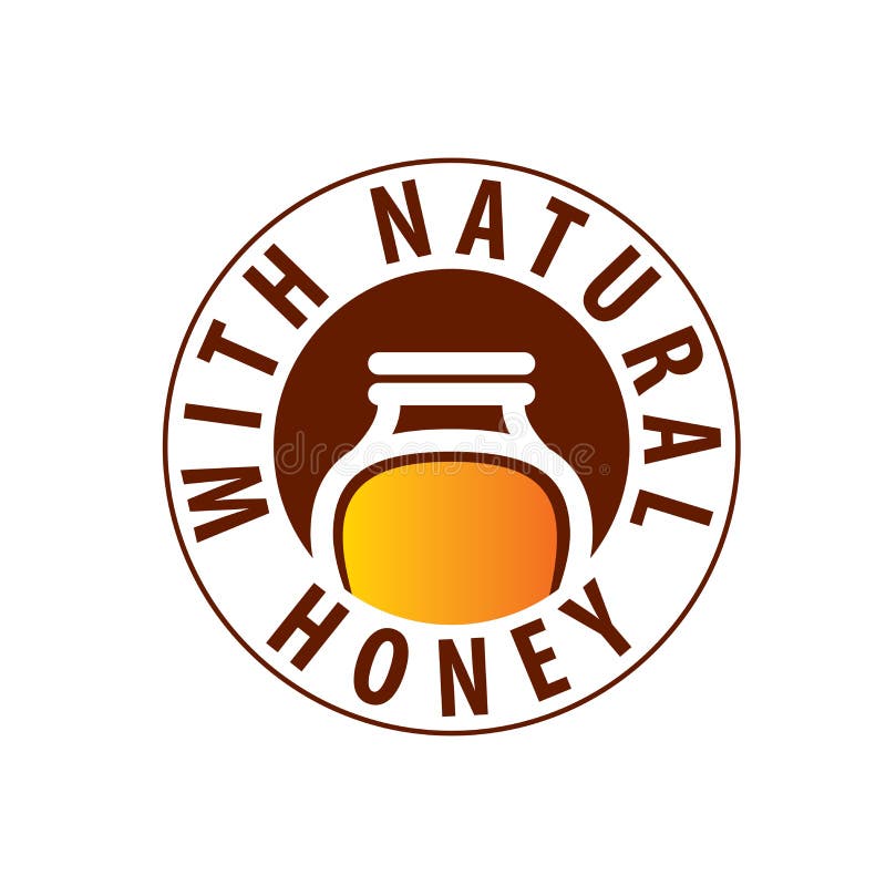 Vector honey logo stock vector. Illustration of emblem - 126263791