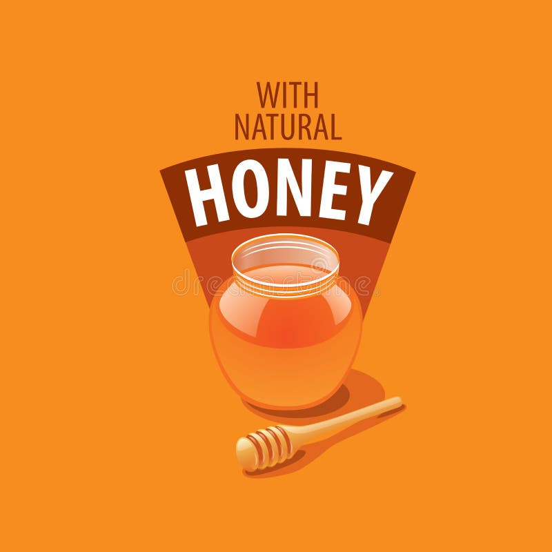 Vector honey logo stock vector. Illustration of abstract - 126263831