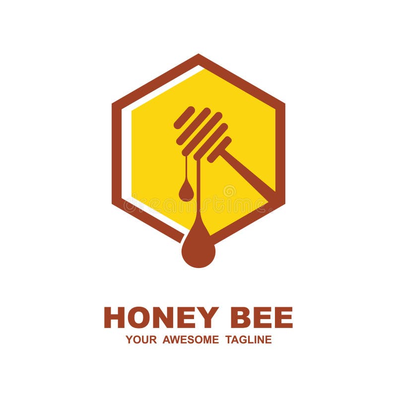 Honey logo vector stock vector. Illustration of logo - 280665300