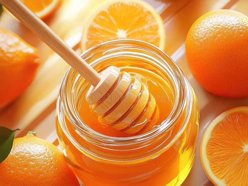 Honey and Orange Juice stock photo. Image of nutritious - 362093092