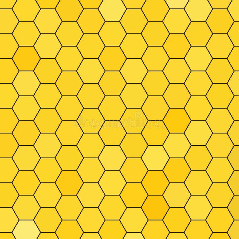 Honey Pattern. Vector - Vektorgrafik. Abstract Vector Background. Eps ...