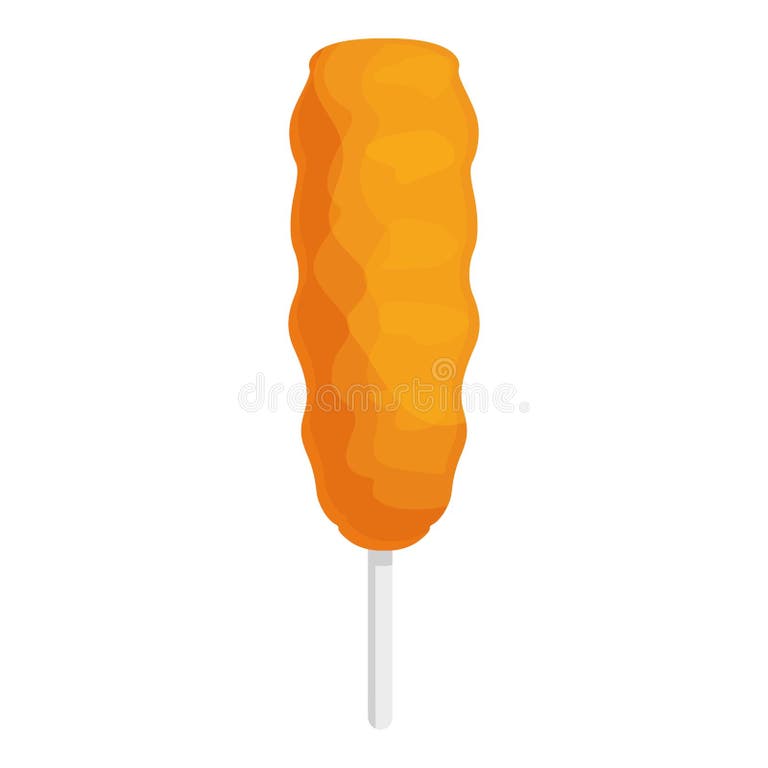 Honey Stick Candy Standing Up on White Background Stock Vector ...