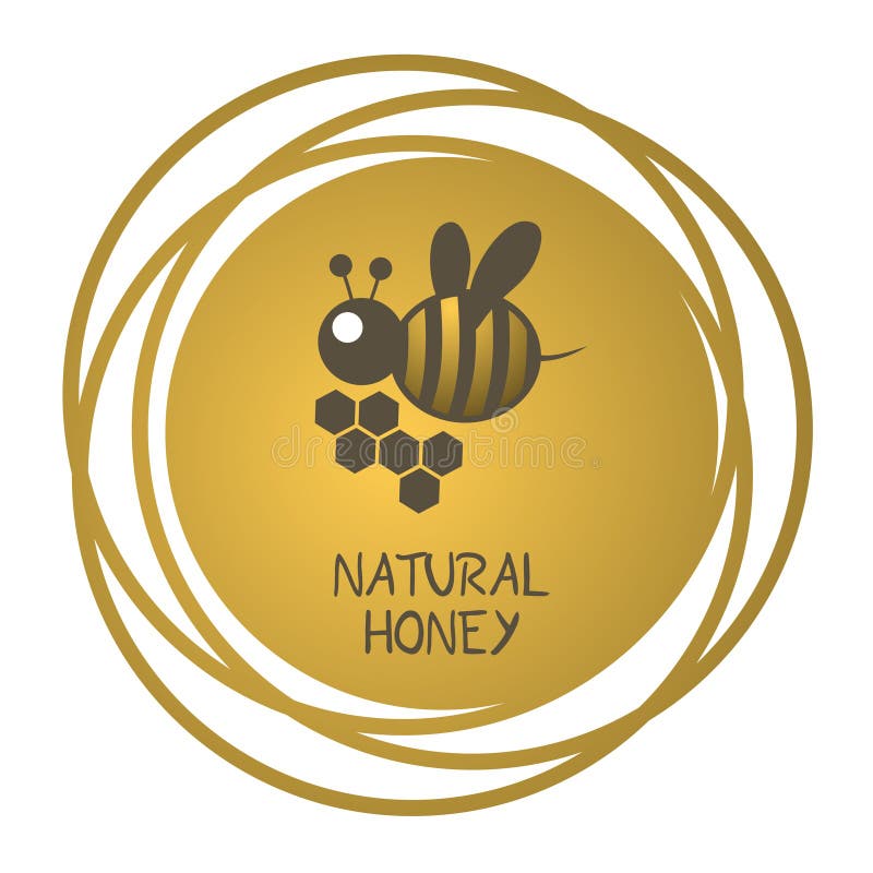 Honey symbol stock vector. Illustration of gold, vitamin - 113984936