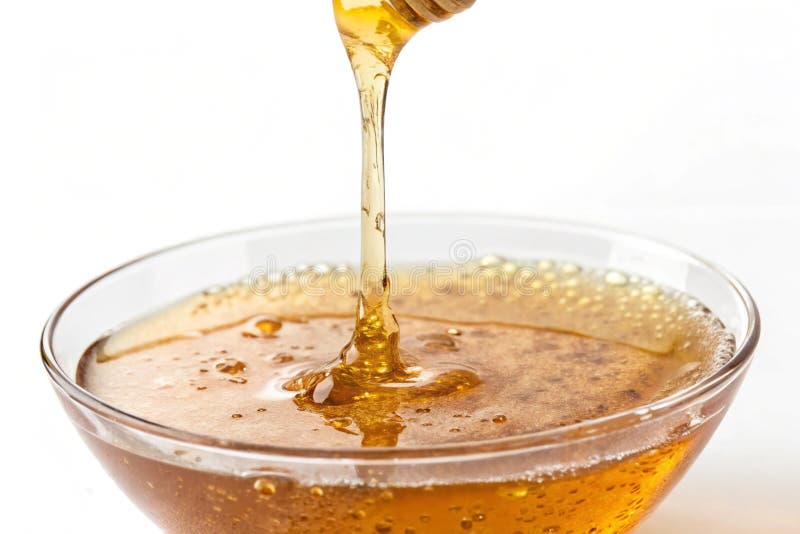 Honey or Syrup Flow Dropping Isolated Stock Illustration - Illustration ...