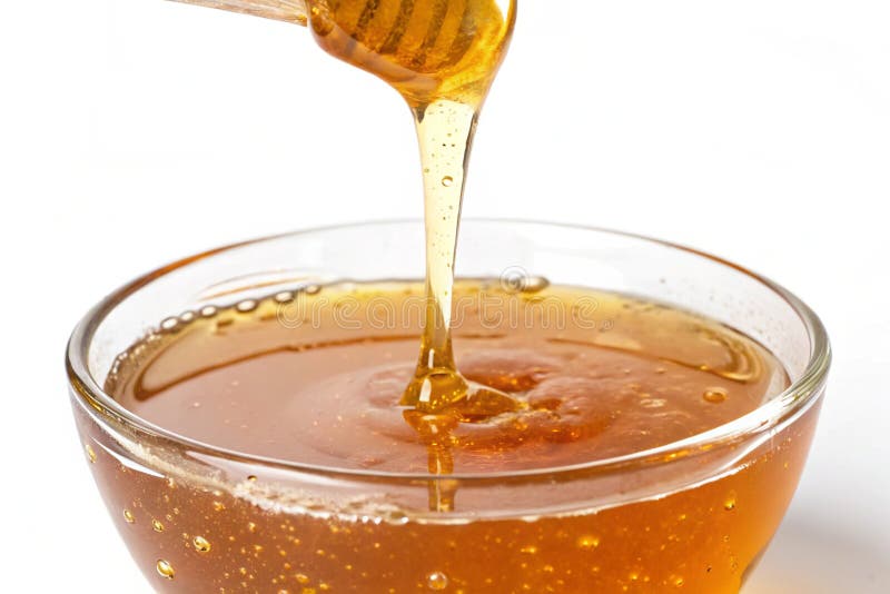 Honey or Syrup Flow Dropping Isolated Stock Illustration - Illustration ...