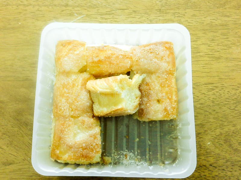 Honey toast stock image. Image of meal, foam, sause, plate - 83237005