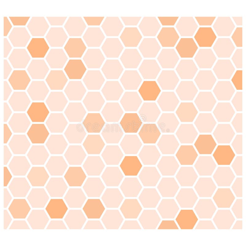 Honeycomb Abstract Artwork, Beehive Pattern for Decoration Stock Vector ...