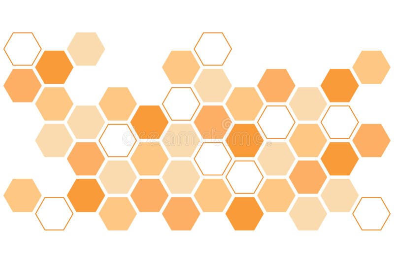Honeycomb Abstract Artwork, Beehive Pattern for Decoration Stock Vector ...