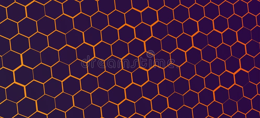 Honeycomb Bee Technology Background Stock Vector - Illustration of gold ...