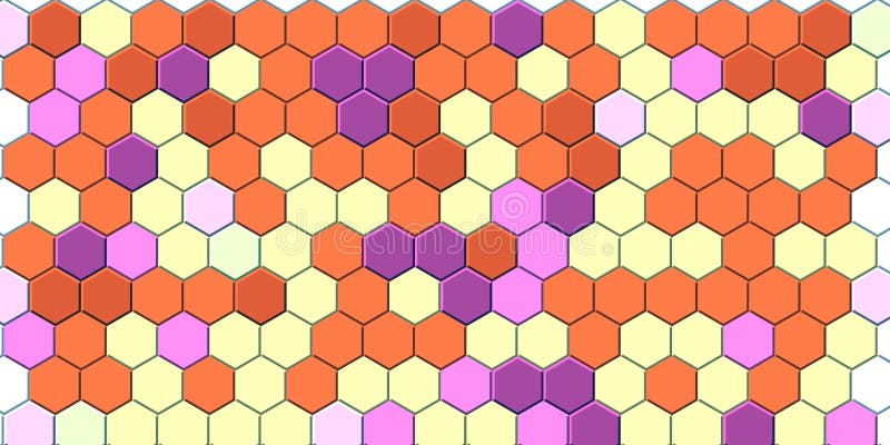 Honeycomb Dark Red, Grid Seamless Background or Hexagonal Cell Stock ...
