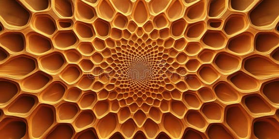 Honeycomb Fractal Pattern: Symmetrical Structure with Repeating ...