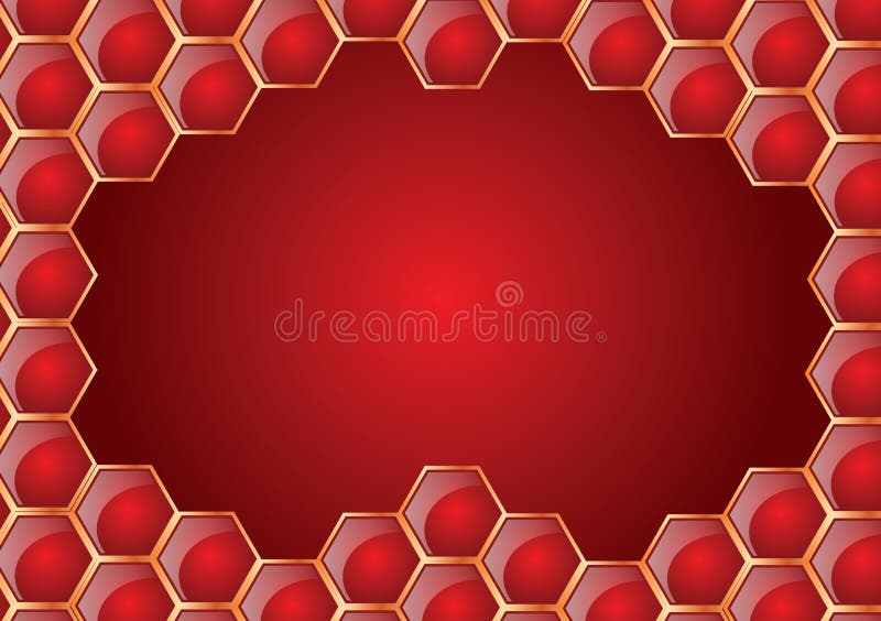 Honeycomb frame stock illustration. Illustration of border - 7843086