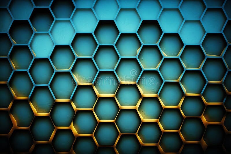 Honeycomb Grid Texture Background. Geometric Hive Hexagonal Grid ...