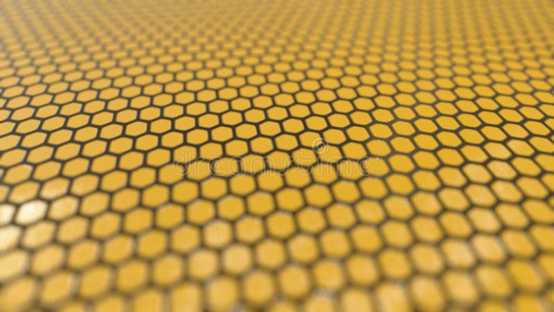 Honeycomb Grid Normal Map Texture and Geometric Hive Hexagonal ...