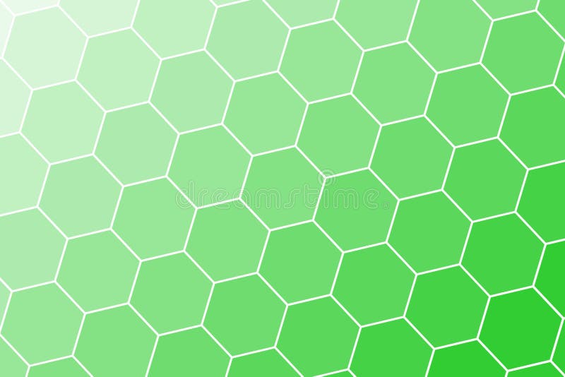 Green Color Tone Of Color Honeycomb Grid Tile Random Background Of ...