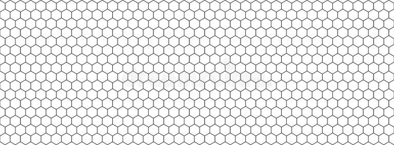 Honeycomb Hexagon Pattern. Vector Isolated Texture. Comb Texture Design ...