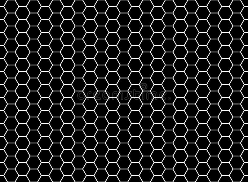 Honeycomb Hexagonal Seamless Pattern. Grid Design, Vector Background ...
