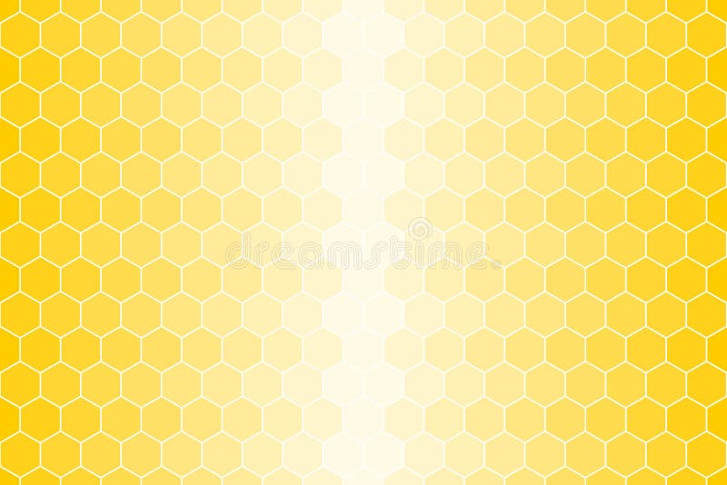 Gold Gradient Honeycomb Background Stock Illustration - Illustration of ...