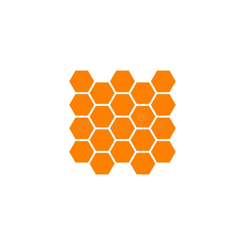 Honeycomb Logo Design Icon Vector Template Stock Vector - Illustration ...