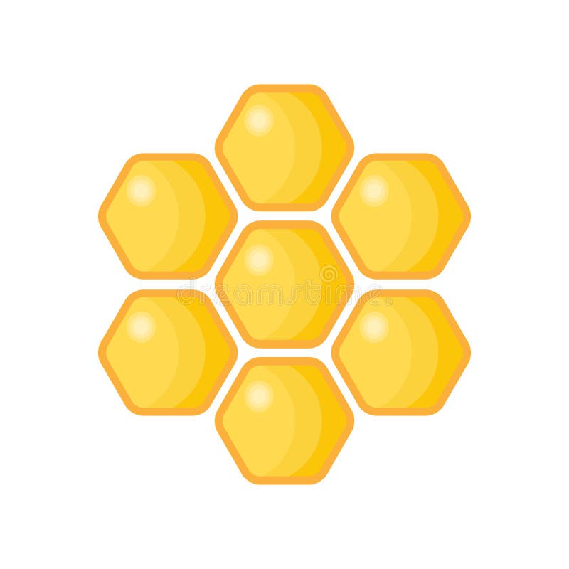 Honeycomb icon stock illustration. Illustration of medicine - 259466886