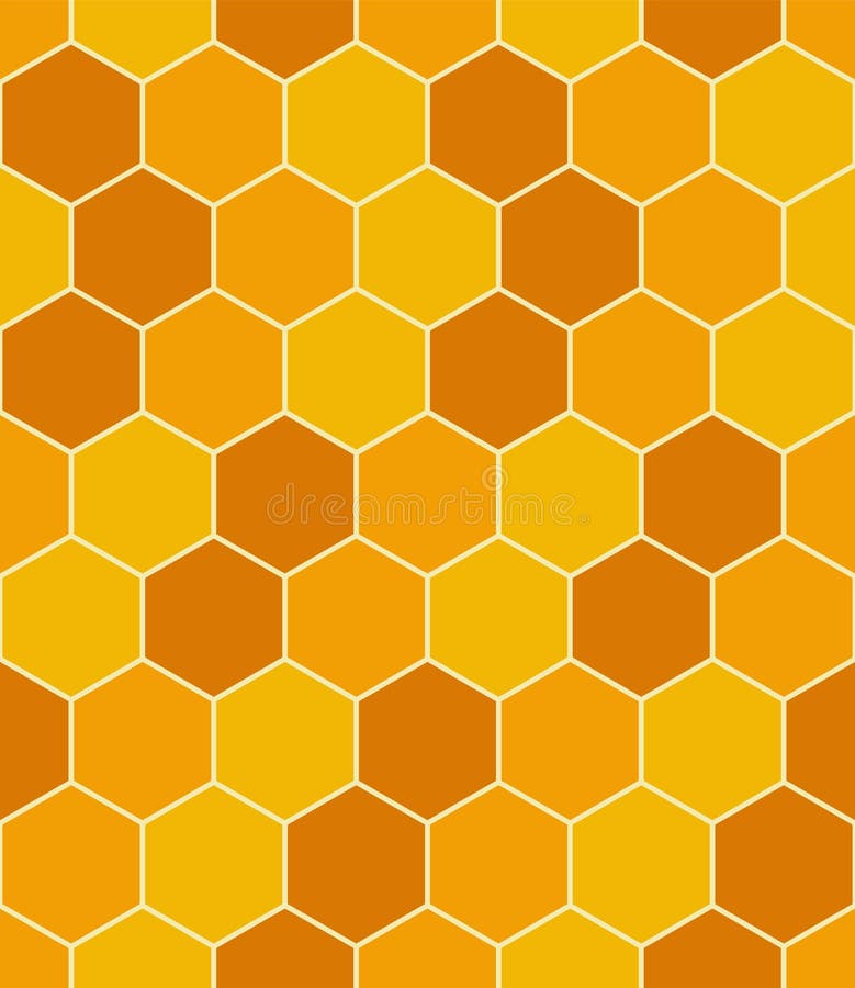 Honeycomb seamless pattern stock vector. Illustration of creativity ...