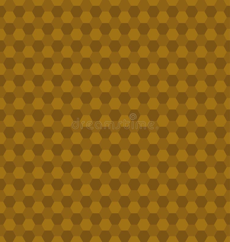 Seamless honeycomb pattern stock vector. Illustration of brown - 13530293