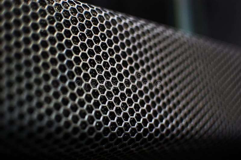 Honeycomb pattern grill stock image. Image of grill, metal - 85359413