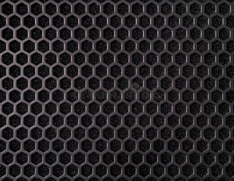 Honeycomb Pattern of Grille Stock Photo - Image of studio, black: 95120746