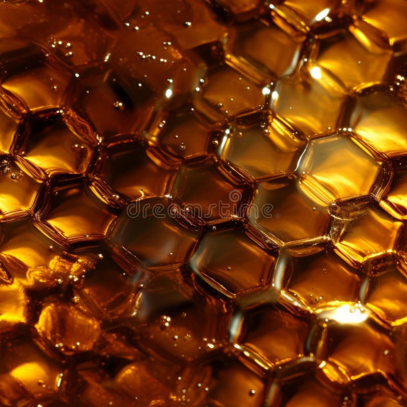 Honeycomb Pattern with Hexagonal Cells Seamless Geometric Background ...