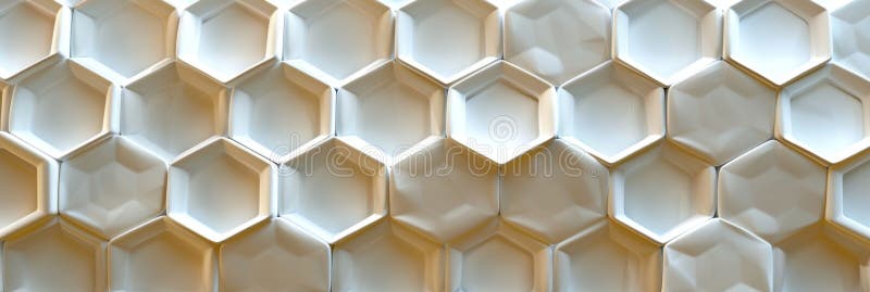A Honeycomb Pattern with Irregularly Shaped Hexagons Adding a Touch of ...