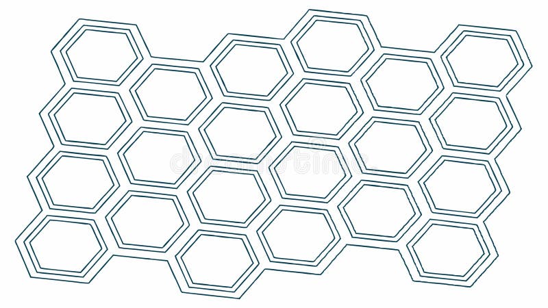 Honeycomb Repeating Hexagonal Geometric Pattern Background, Vector Design Generative AI Stock ...