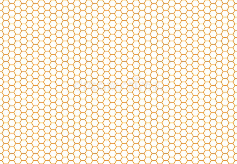 Honeycomb Seamless Background. Simple Seamless Pattern Stock ...