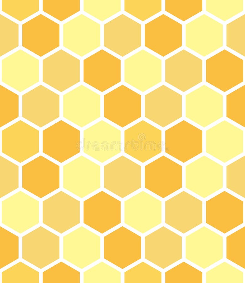 Honeycomb Seamless Pattern Design in Color. Stock Vector - Illustration ... Honeycomb Seamless Pattern Design in Color. Stock Vector - Illustration ...