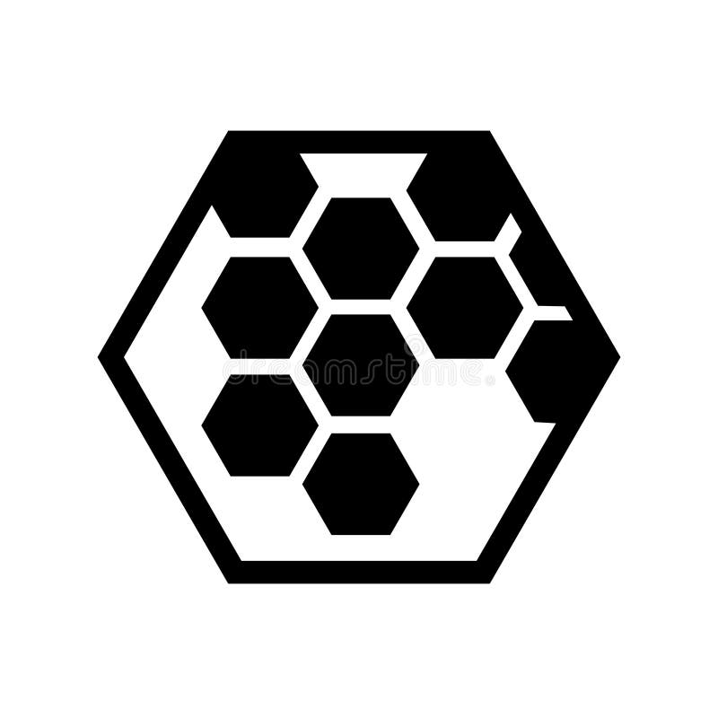 Single Honey Comb Vector Stock Illustrations – 73 Single Honey Comb ...