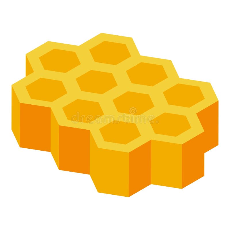 Honeycomb Structure Forming a Pattern of Hexagons Stock Vector ...