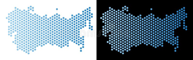 USSR Map Hexagon Scheme stock vector. Illustration of abstract - 119067313