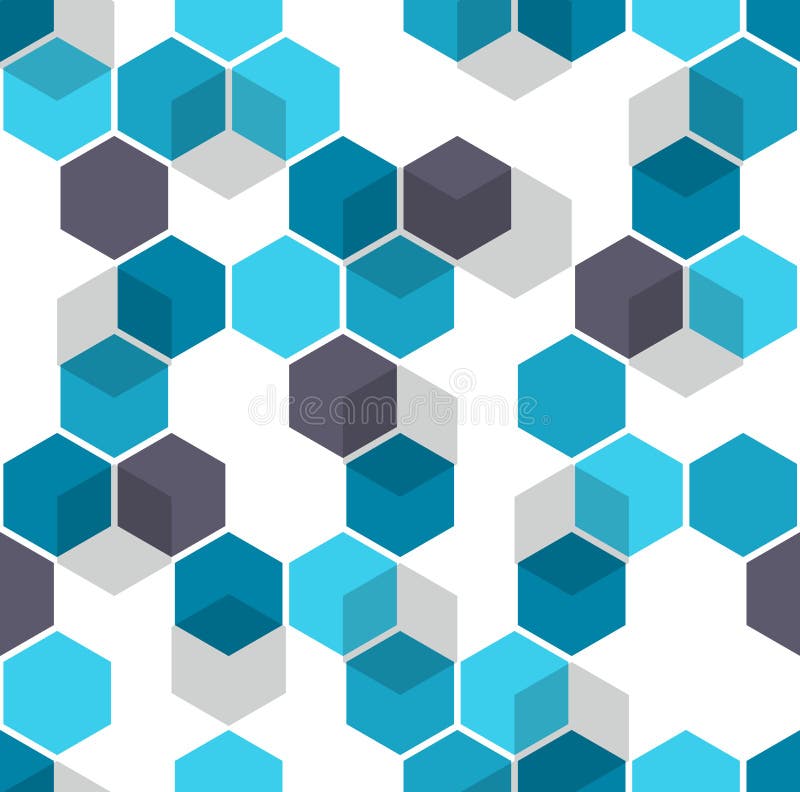 Seamless Blue Cubes Pattern Stock Illustrations – 2,371 Seamless Blue ...