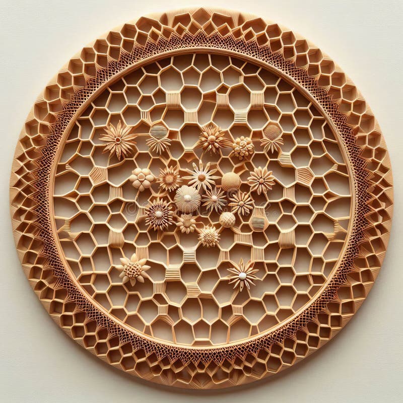 Honeycomb Weave Creating a Pattern that Resembles a Honeycomb O Stock ...