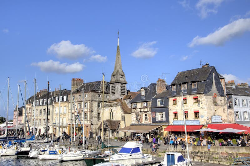 Honfleur, France editorial photo. Image of city, building - 41154486