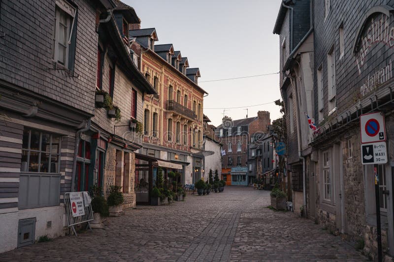 Old Harbour in Honfleur, Normandy, France Editorial Stock Photo - Image ...