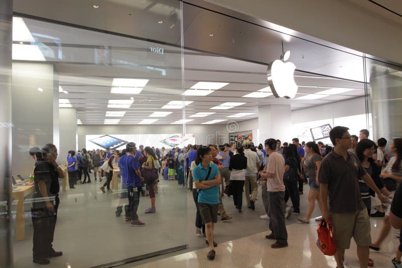 Hong Kong : Apple Store editorial photo. Image of notebook - 26958251