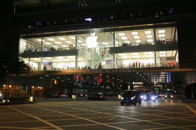 A Hong Kong Apple Store on ICF Editorial Photography - Image of ...
