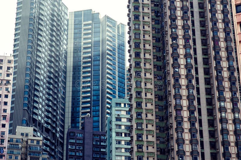 Hong Kong Architecture stock photo. Image of glass, ground - 64631966
