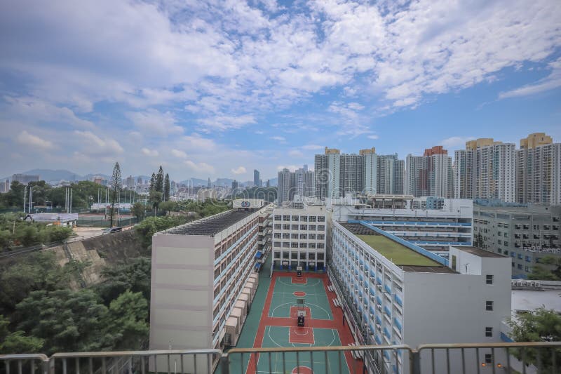 Aug 23 2024 the Playground and Building of School Hong Kong Editorial ...
