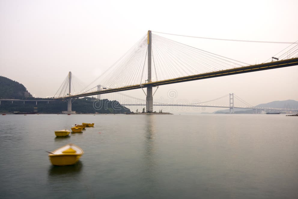 Hong kong bridge stock image. Image of famous, hong, oriental - 13415979